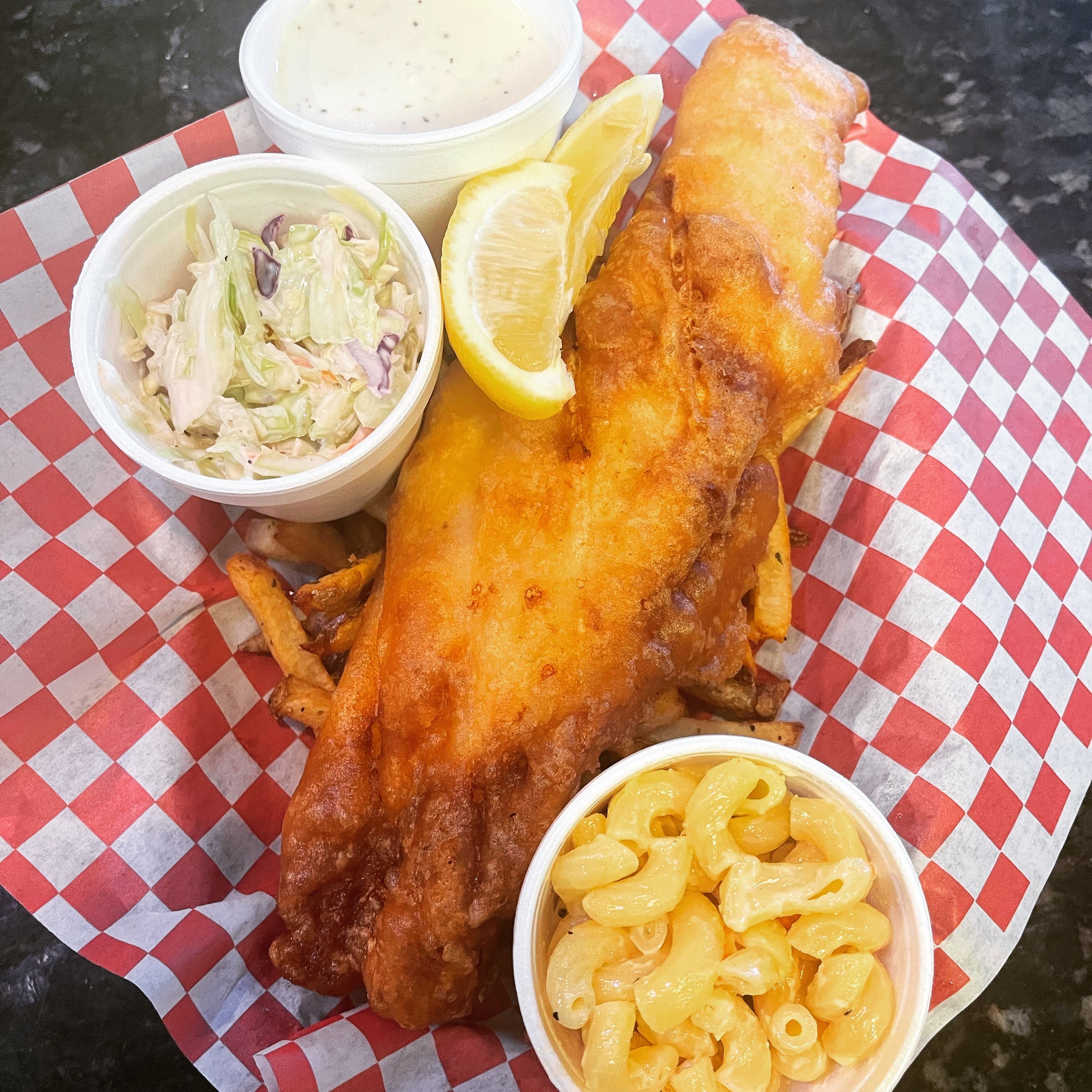 Friday Haddock Fish Fry Dinner | Naked City Pizza